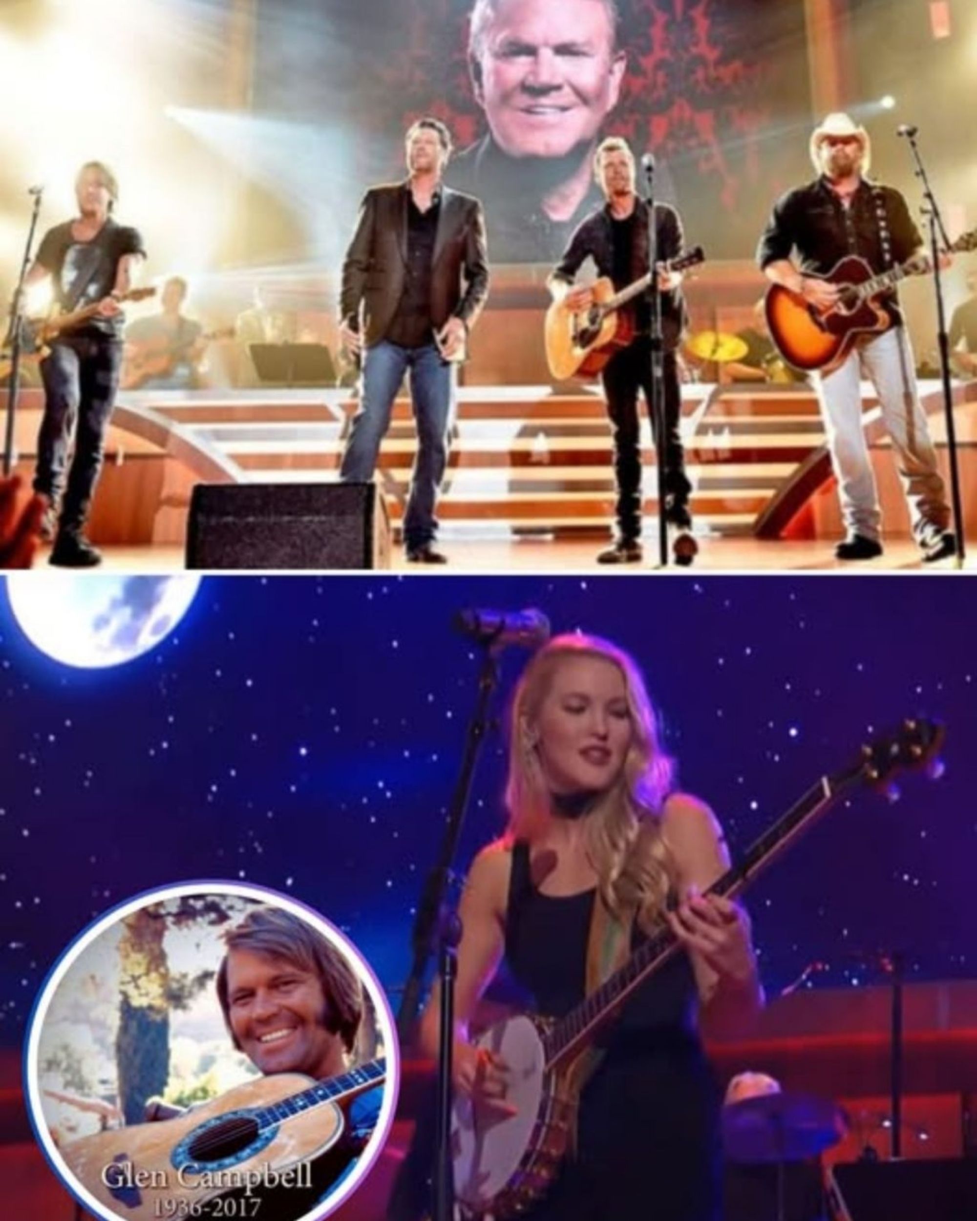 Watch Blake Shelton, Keith Urban, Dierks Bentley and Toby Keith bring the house down with their ...