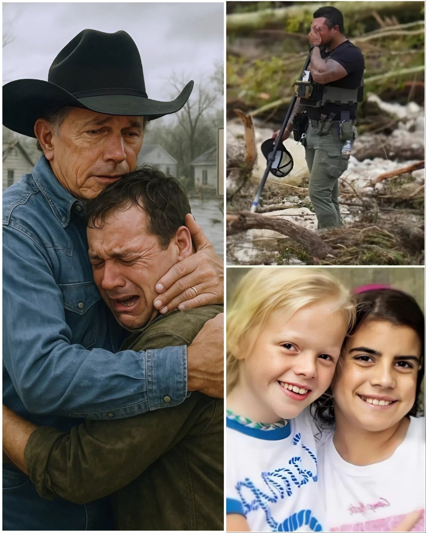 After learning that his daughter went missing in the Texas flood ...