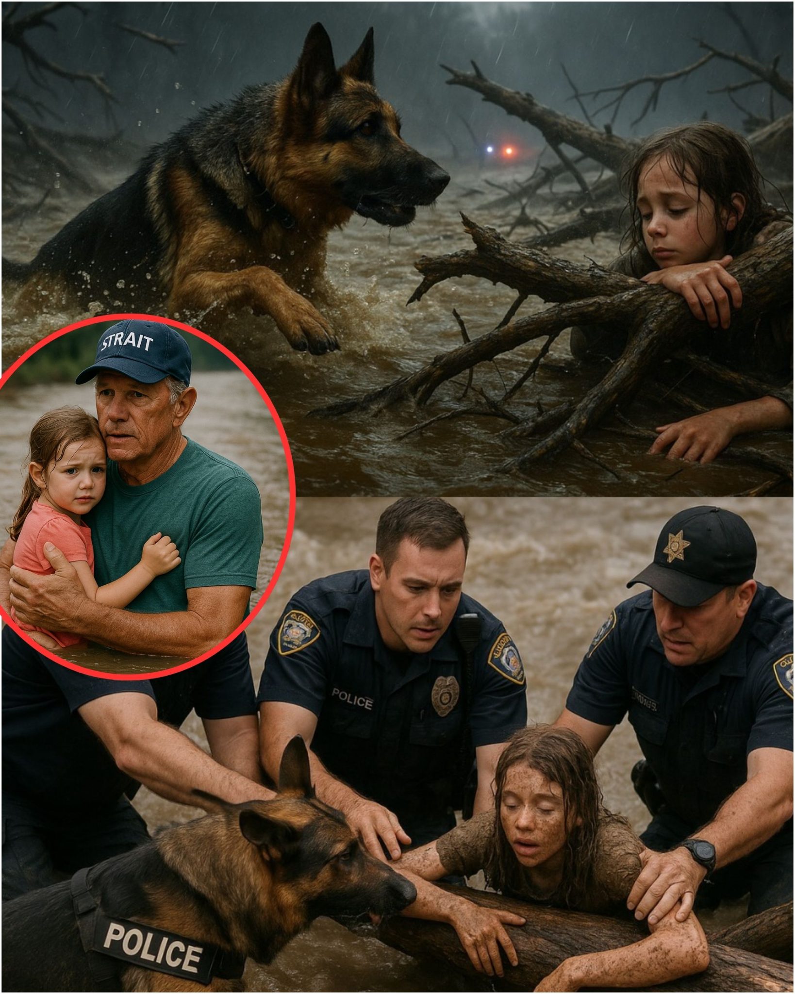 In a heart-stopping moment in Texas, George Strait joined local police and a K9 dog in the ...