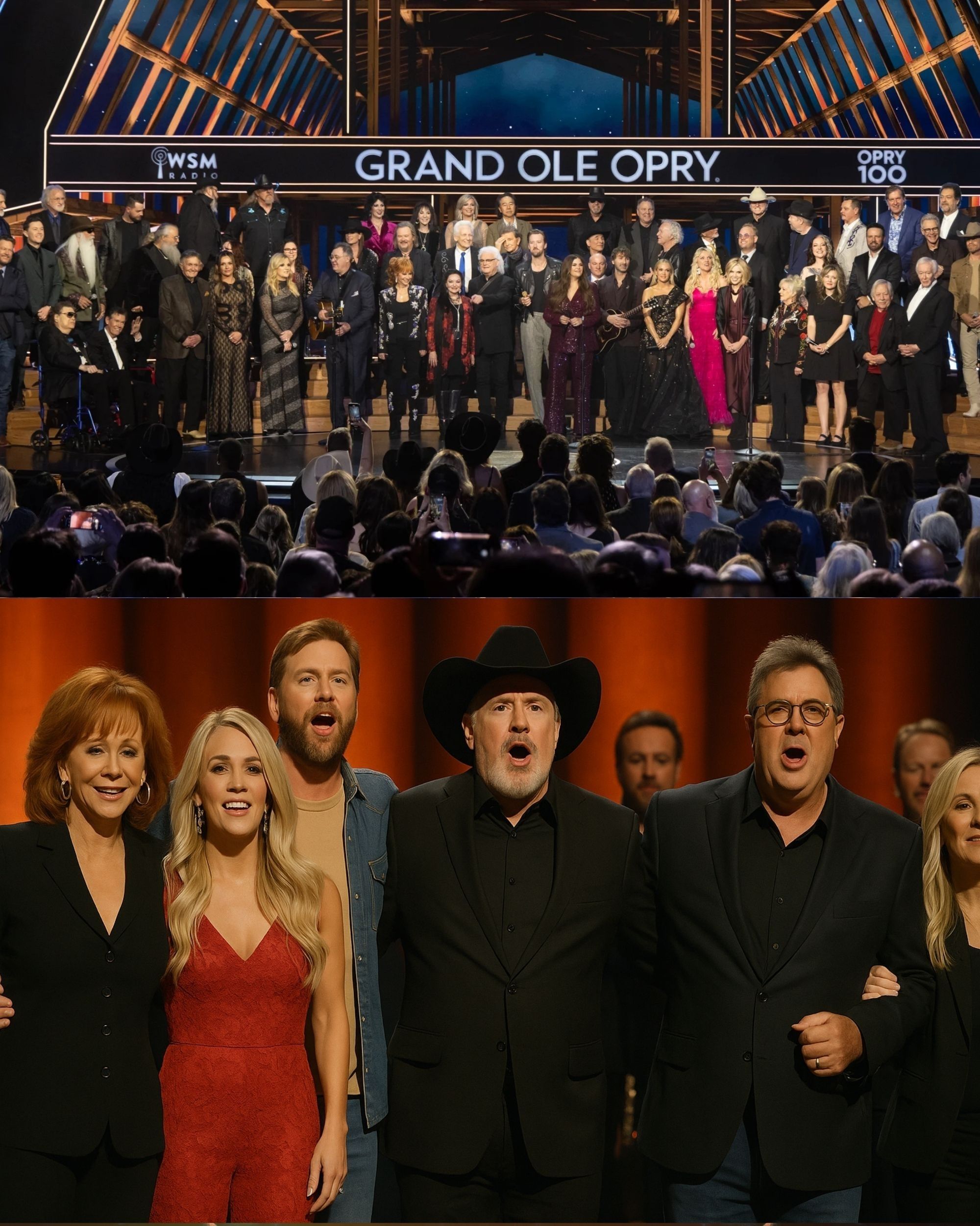 When over 50 Grand Ole Opry legends stood arm in arm onstage—Reba ...