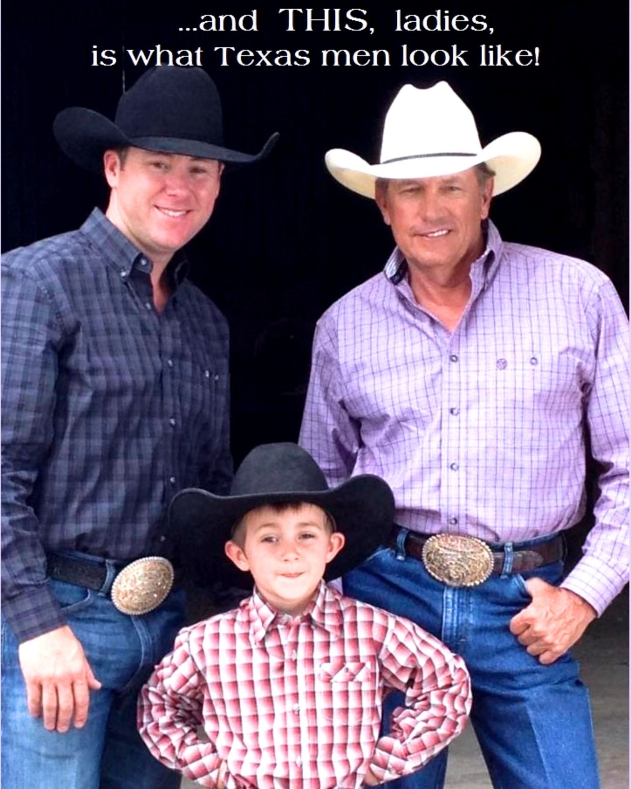 And this, ladies, is what Texas men look like. 🤠 A heartwarming moment ...